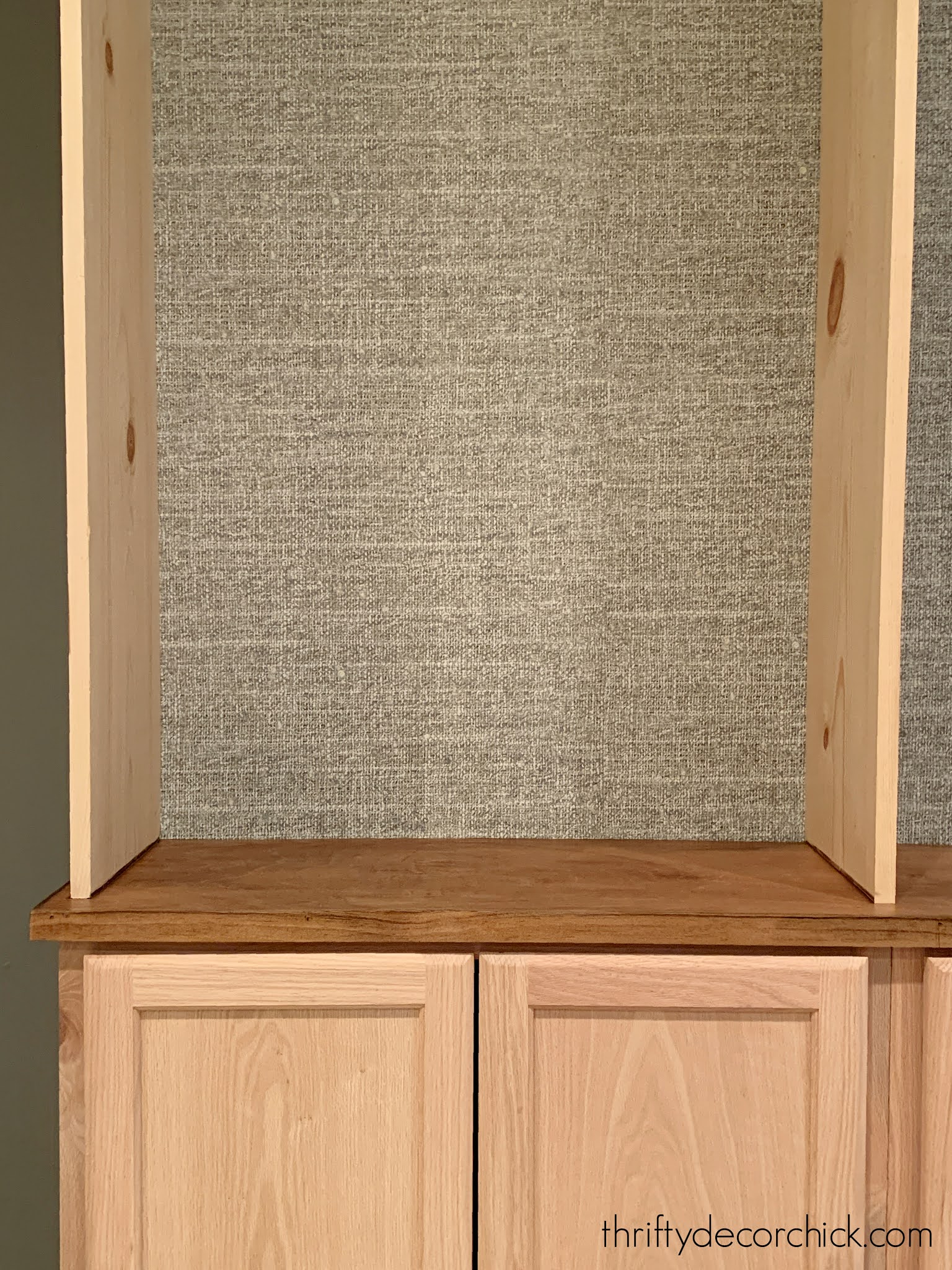 DIY Built in Basement Bookcase Wall Reveal | Thrifty Decor Chick ...