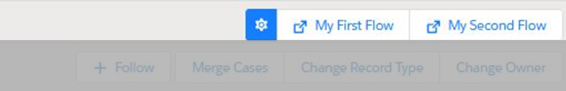 Salesforce Flow Toolbar and Modal Windows