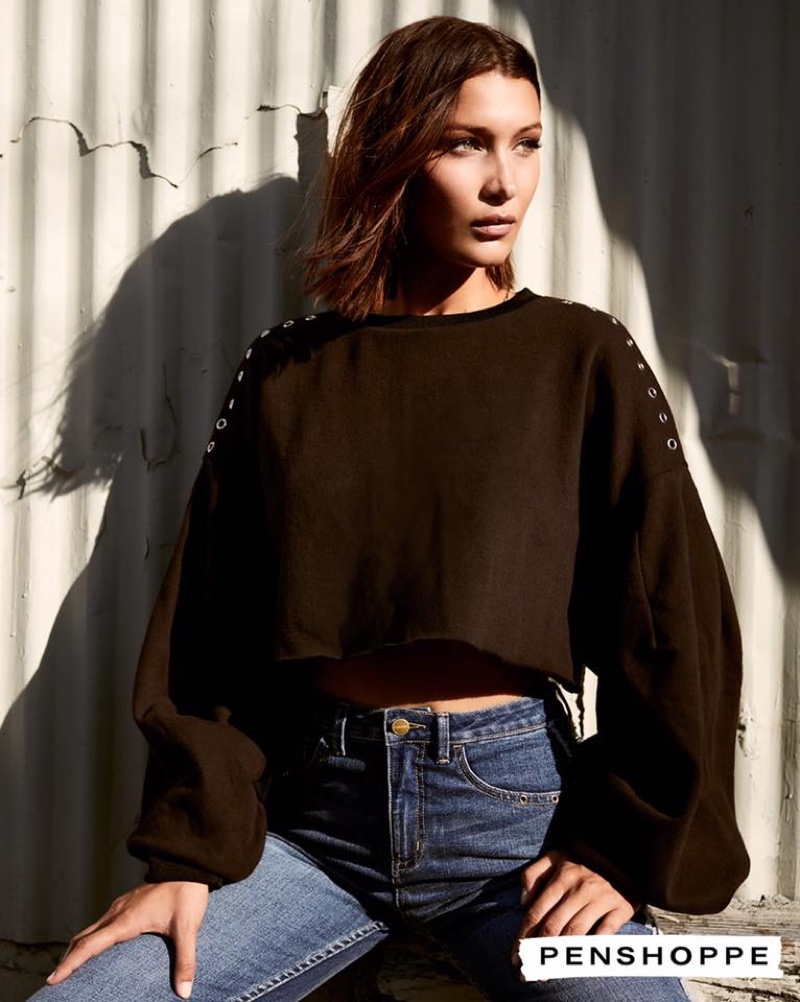 Bella Hadid poses for the Penshoppe 'Generation Now' Campaign 2017