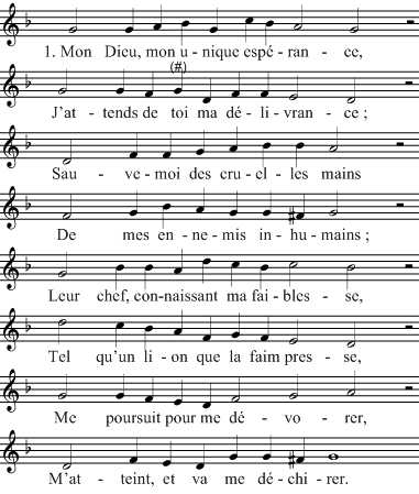 PSAUME 7 : Mon Dieu, mon unique espérance (1729) - Pensées 365