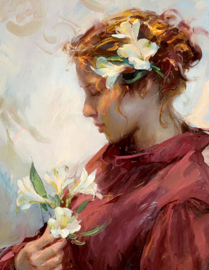 Daniel F. Gerhartz, 1965 | Ladies and flowers | Tutt'Art@ | Pittura ...