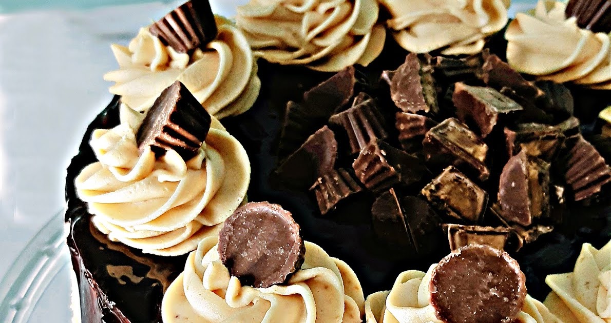 The BEST Chocolate Layer Cake with Easy Peanut Butter Frosting