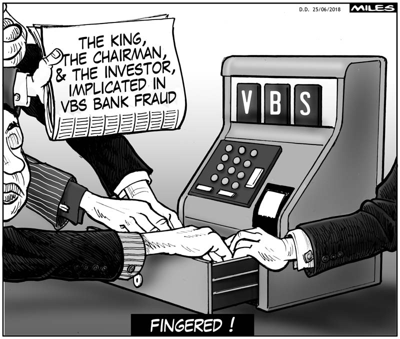 Cartoons by Miles: Fingers in the till