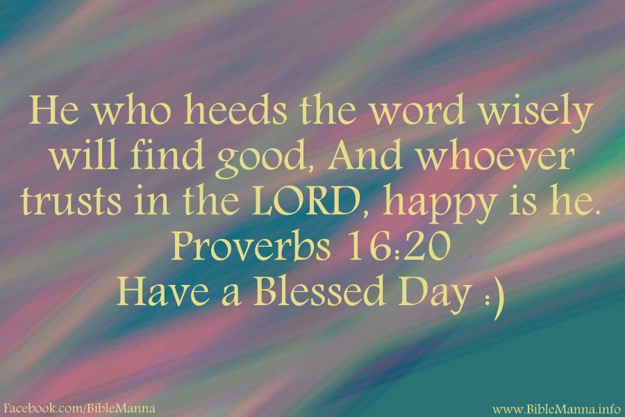 Proverbs 16:20 (Image)