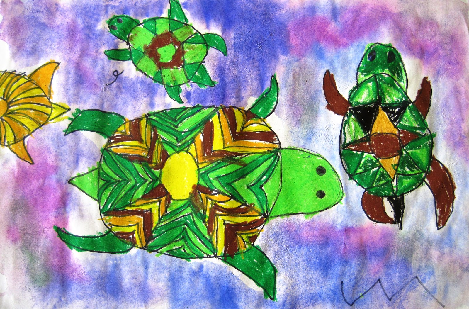 Adventures of an Art Teacher: Sea Turtle Unit