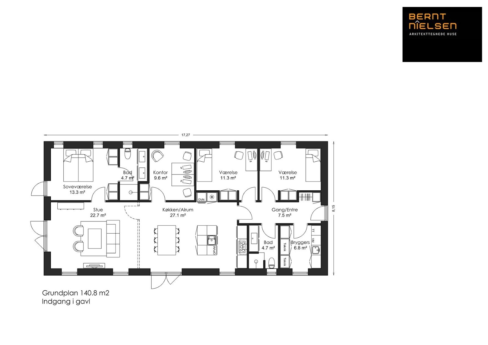 Teknisk designer : Plantegning