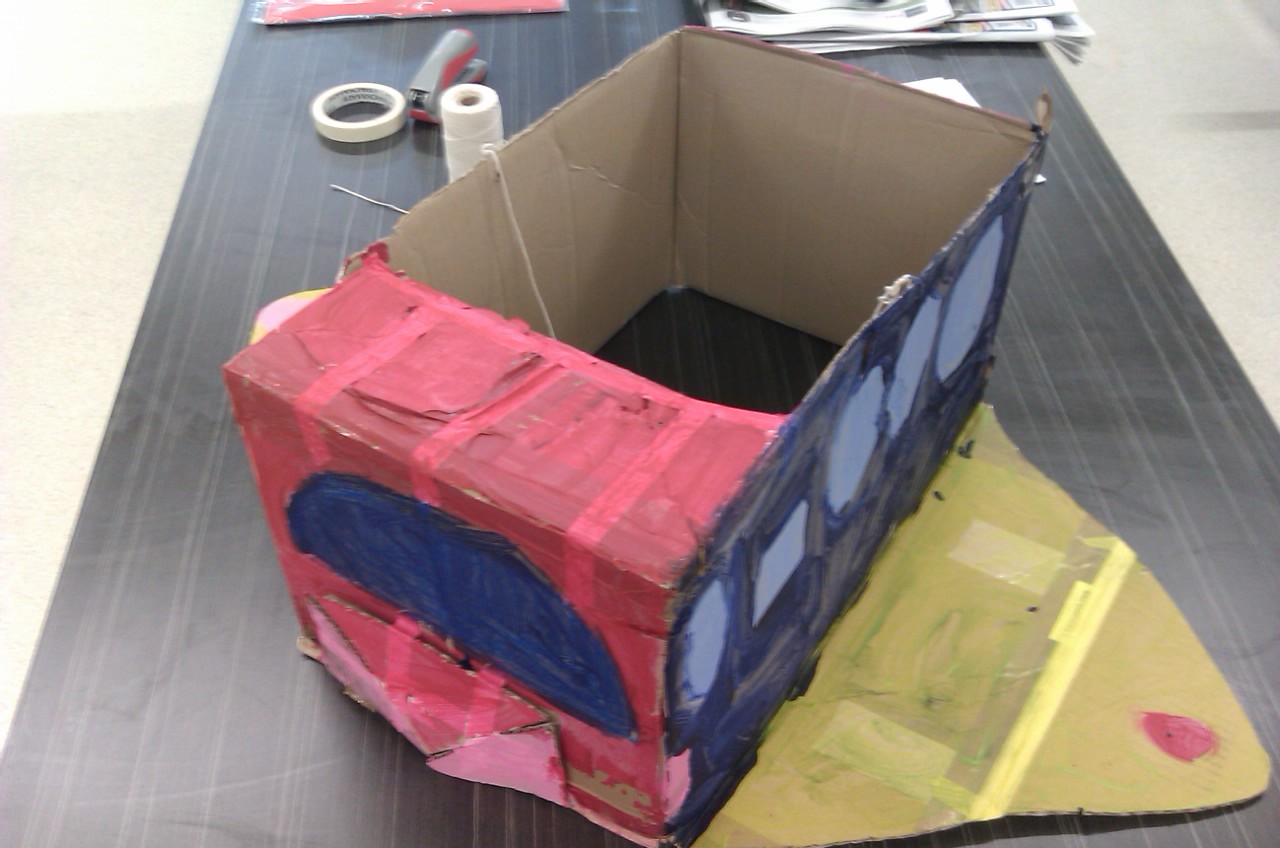 Activities for Kids: Box Airplane