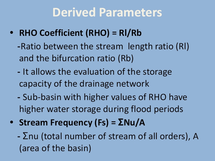29. Drainage Basin Morphometry