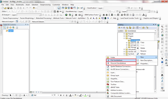 Membangun Geodatabase Di Arcgis 10 Azimuthcreative