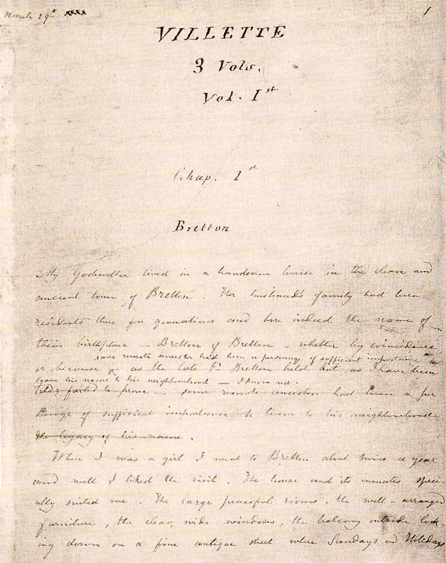 Victorian Musings: Villette by Charlotte Bronte
