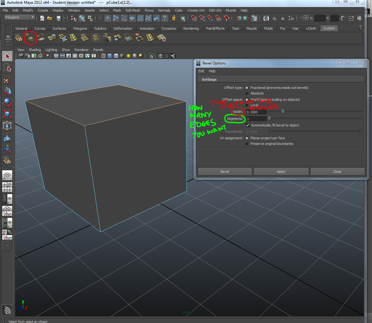 ROBIN SILCOCK: Maya Modeling Tool Explanation 1