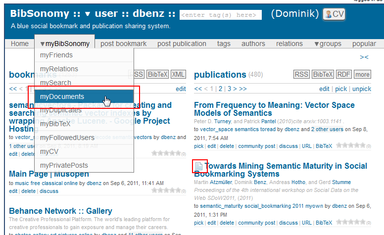 Bibsonomy Blog Classic Feature Of The Week Attaching Documents To Publication Posts