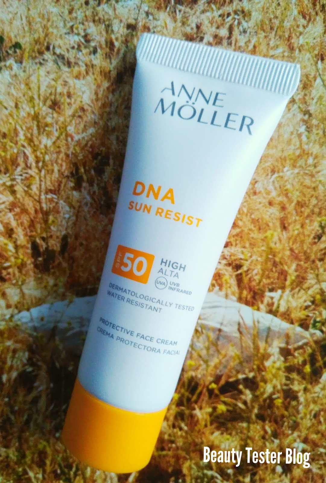 BeautyTester Blog: Protecctores Solares Anne Möller: DNA Sun Resist y ...