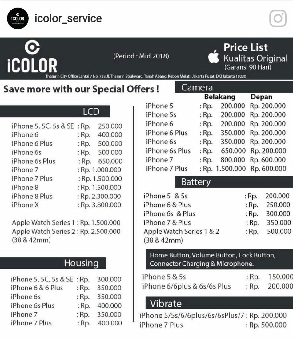 Service iPhone dan Produk Apple Lainnya Yang Murah dan Bergaransi di ...