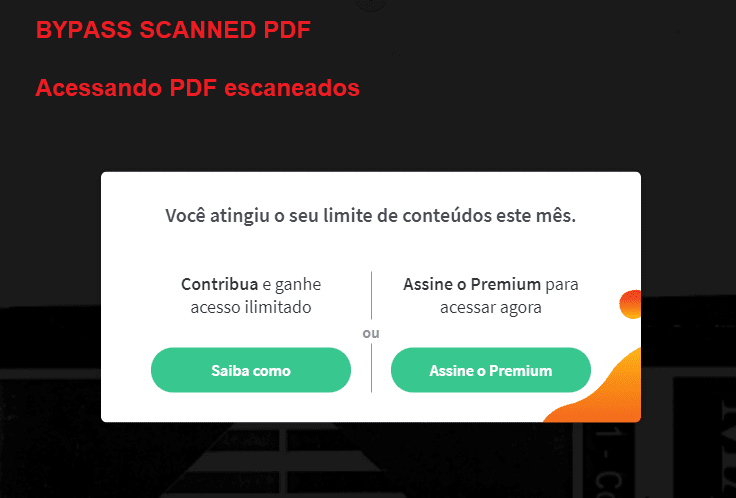 Como baixar PDF escaneado do Passei Direto | Limon Tec