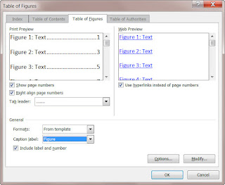 Information technology : References tab in MS Word