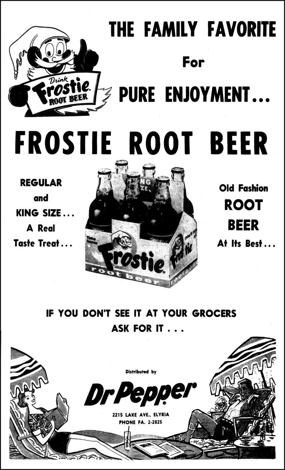 Brady's Bunch of Lorain County Nostalgia: Frostie Root Beer Ad – July ...