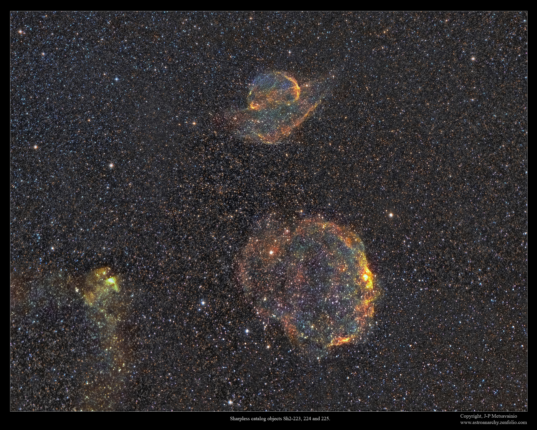 Astro Anarchy: Supernova remnant Sharpless 224 in auriga