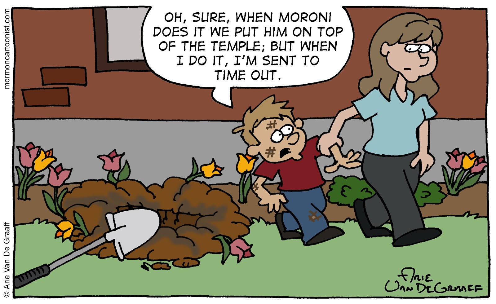 Ward Cartoonist: Digging Holes