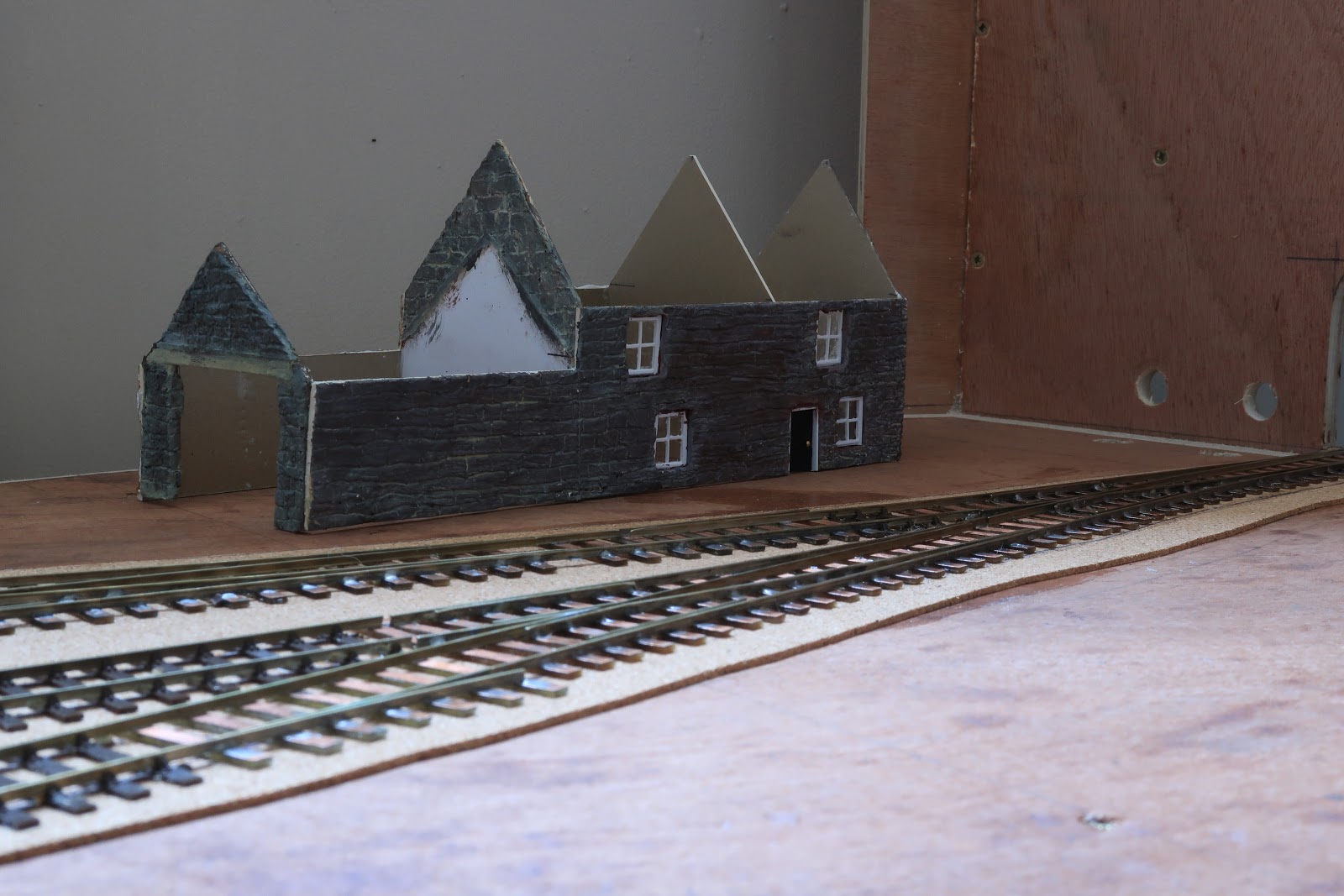 CParkstone's Railway modellers Blog: Exton Quay's Track laying
