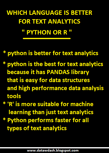 data-w-dash: feature comparision and analysis of R and Python language ...