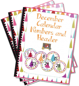 Classroom Freebies Too: December Calendar Freebie!