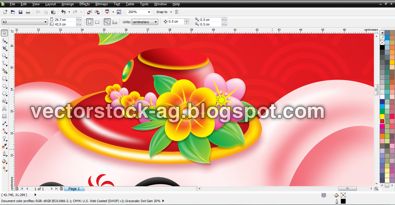 Vector con chuột cầm phông pháo 2020 - 150.000 đ