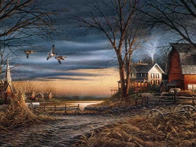 Terry Avon Redlin | Landscape Wildlife painter | Tutt'Art@ | Pittura ...