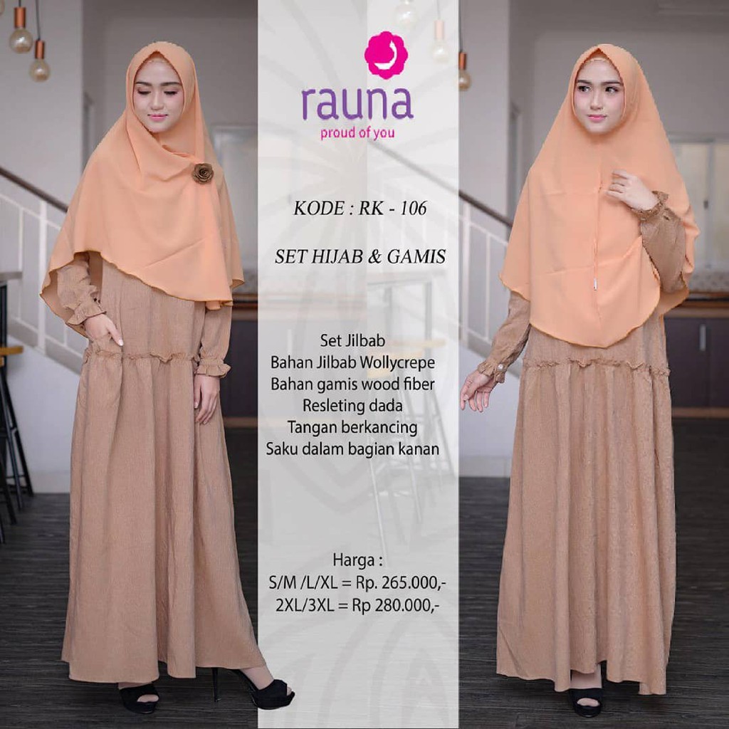 KOLEKSI GAMIS RAUNA TERBARU RK 105,106,107,108