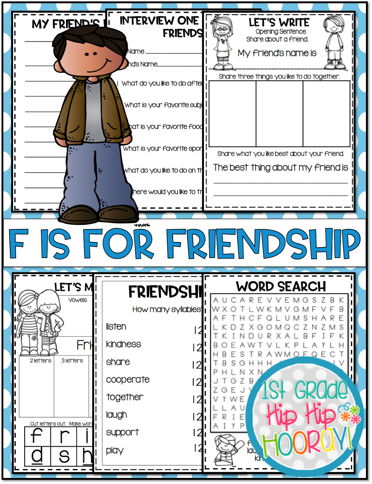 1st Grade Hip Hip Hooray!: F is for Friendship...ABC Countdown to Summer!