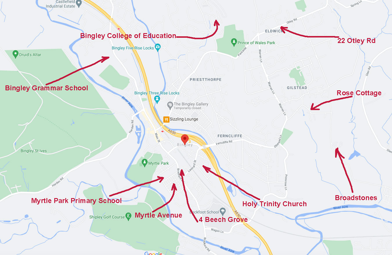 John Allen: Bingley Map
