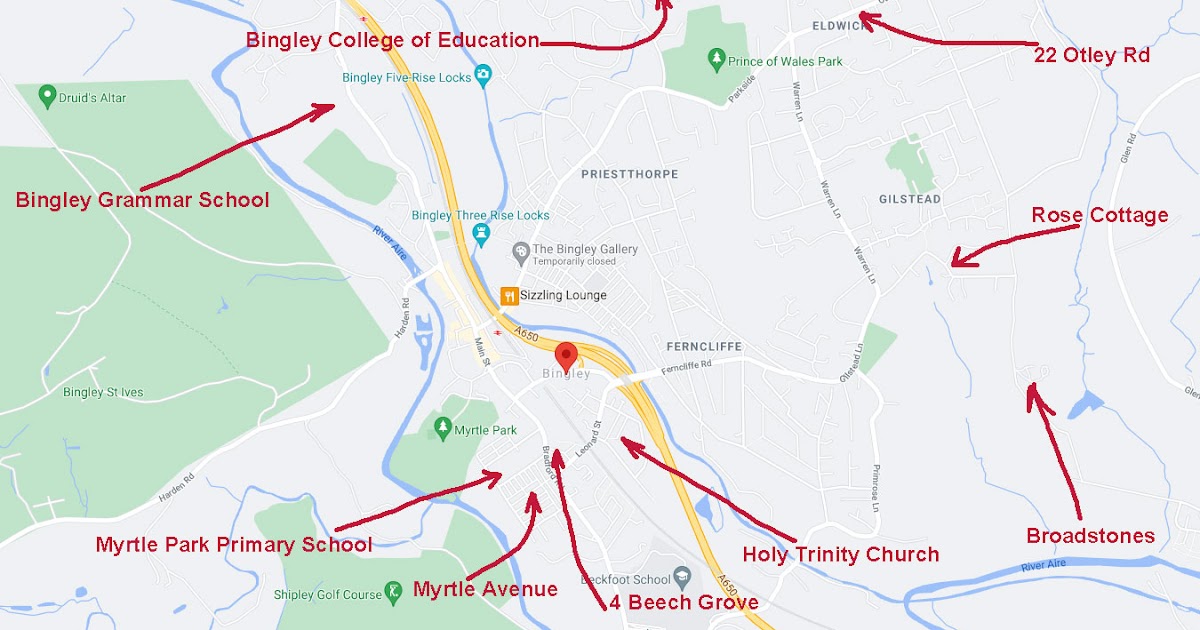 John Allen: Bingley Map