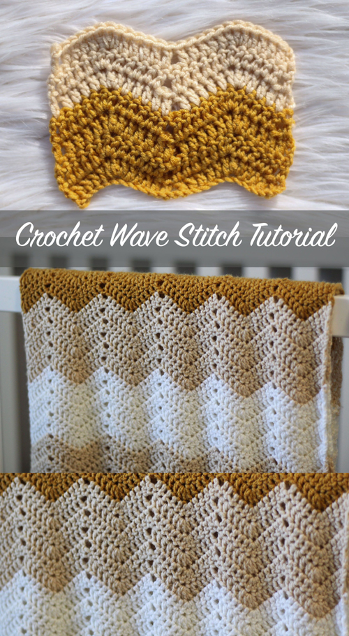 Beautiful Skills - Crochet Knitting Quilting : Crochet Wave Stitch ...
