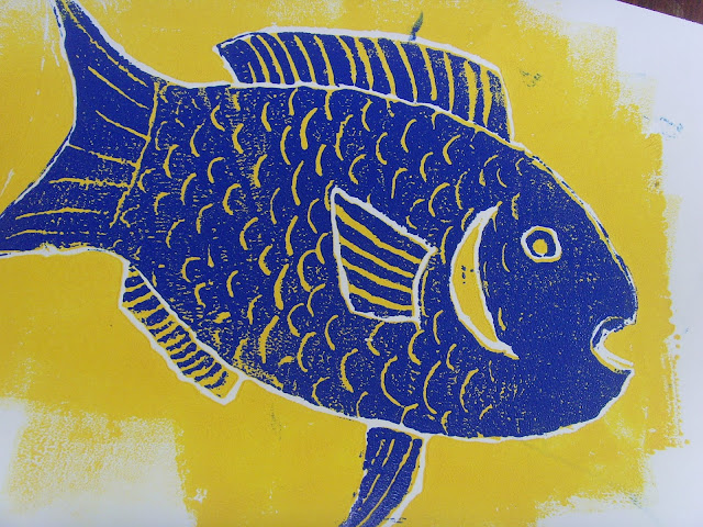 Corbet Art: Exploring poly block printing