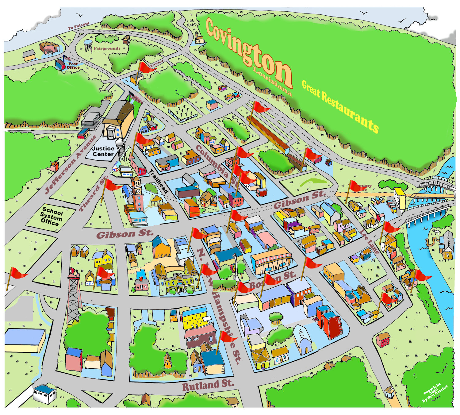 Covington Downtown: Places to Eat in Downtown Covington