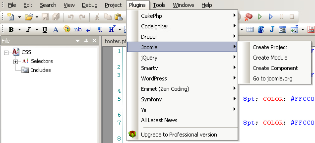 CodeLobster PHP Edition - Free PHP IDE - Coding Defined