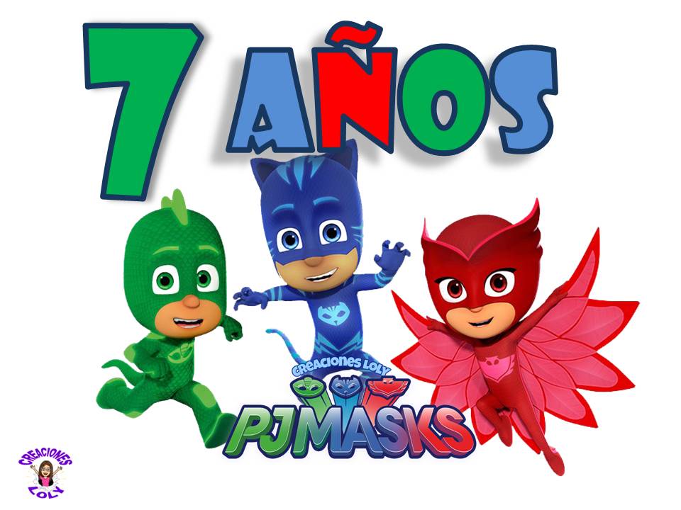 Creaciones Loly: TOPPERS PJ MASKS HEROES EN PIJAMAS