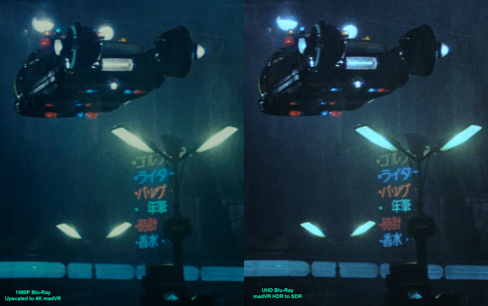 Blade Runner Comparison