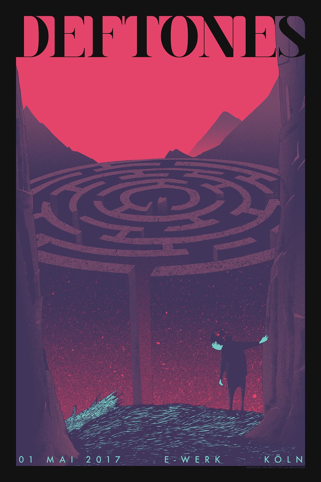 INSIDE THE ROCK POSTER FRAME BLOG: Alexander Hanke Deftones Cologne ...