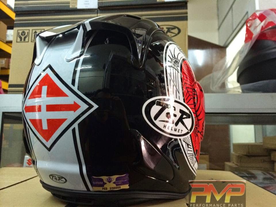 HELMET TSR RAM 4 NAKANO SAKURA ~ PALEX MOTOR PARTS ONLINE STORE