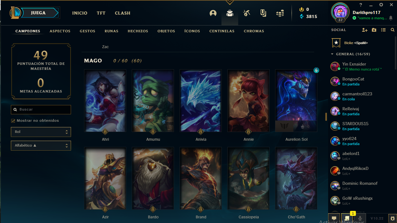 liga de leyendas " league of legends