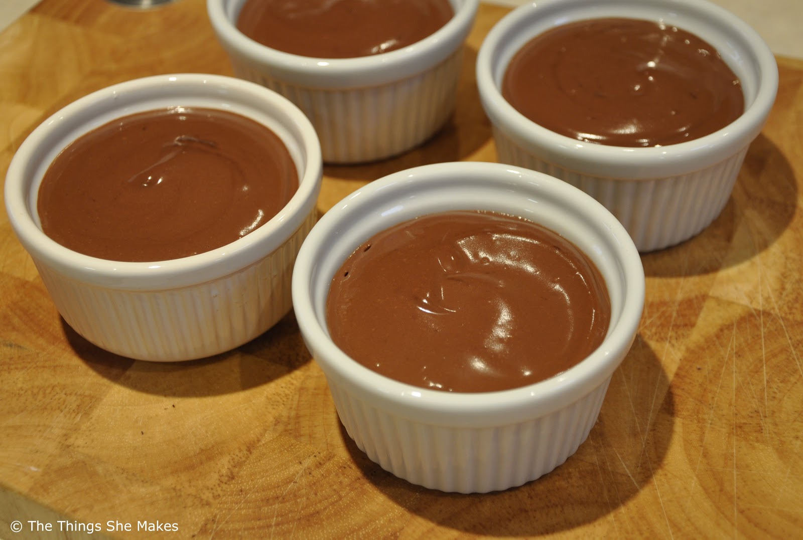 Chestnut Chocolate Pots | The Things She Makes