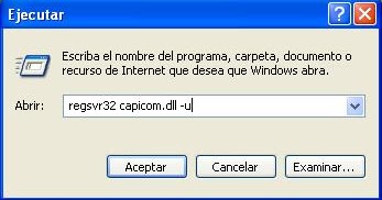 Problemas con capicom.dll - Soluciones para Windows