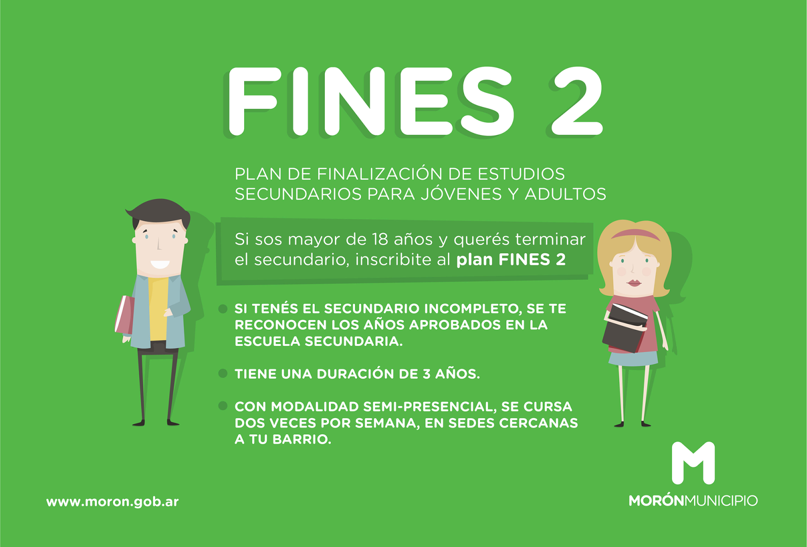TERMINÁ EL SECUNDARIO CON EL PLAN FINES 2 | SDVS