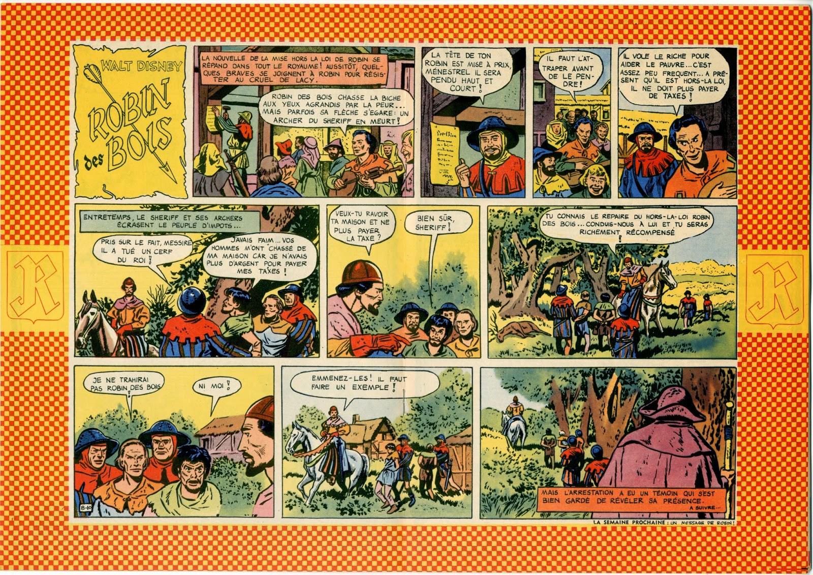 Walt Disney's Story Of Robin Hood: Disney's Robin Hood Comic Strip 3.