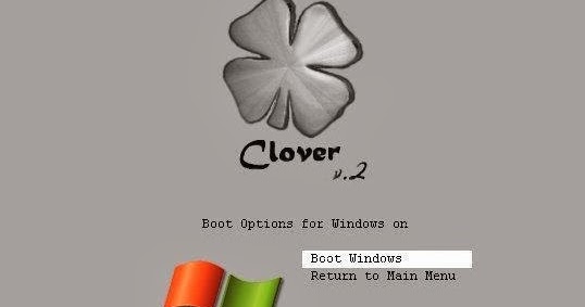 Clover EFI bootloader - EFI based bootloader for bios based computer ...