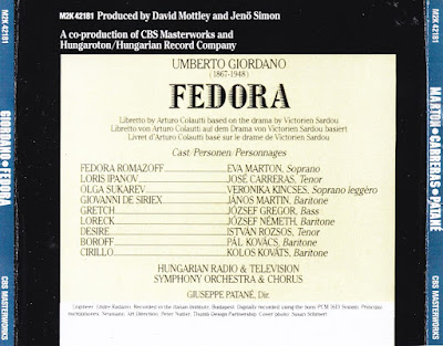 afina tus oidos: Giordano Fedora Patané 1985