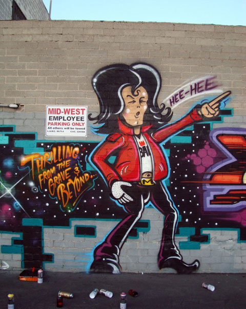 michael jackson: GRAFFITIS
