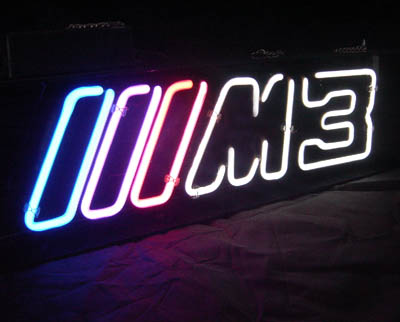 Wiki Neon Sign Blog: BMW M3 Neon Sign for Car Fan and Dealer Store