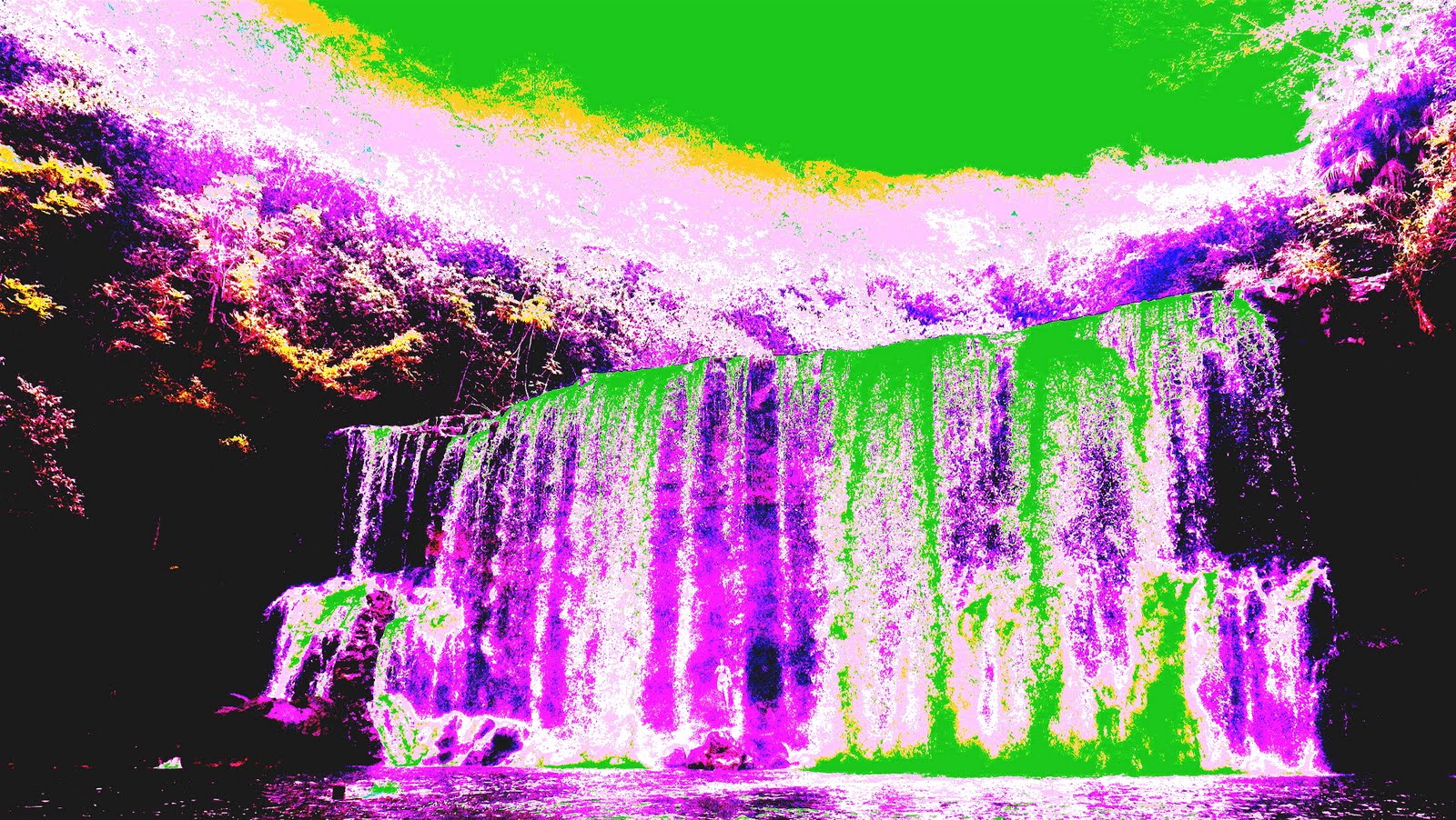 Psychedelic Waterfall: Four New Psychedelic Waterfall Prints~